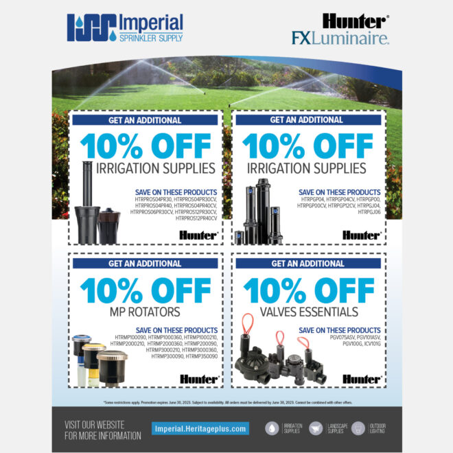 Promotions and Specials - Imperial Sprinkler Supply
